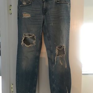Zara | Jeans | Zara Ripped Jesns | Poshmark
